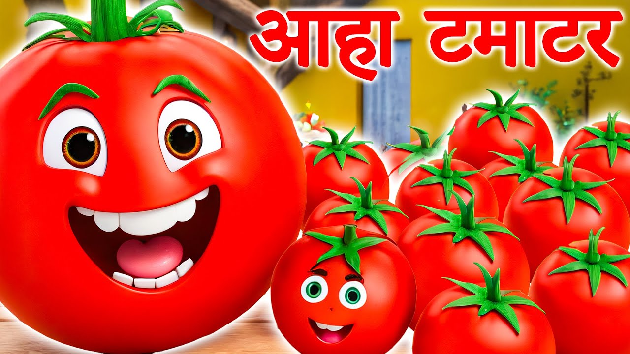 Aha Tamatar Bade Mazedaar | Aloo kachaloo | Hindi Nursery Rhymes & Kids ...