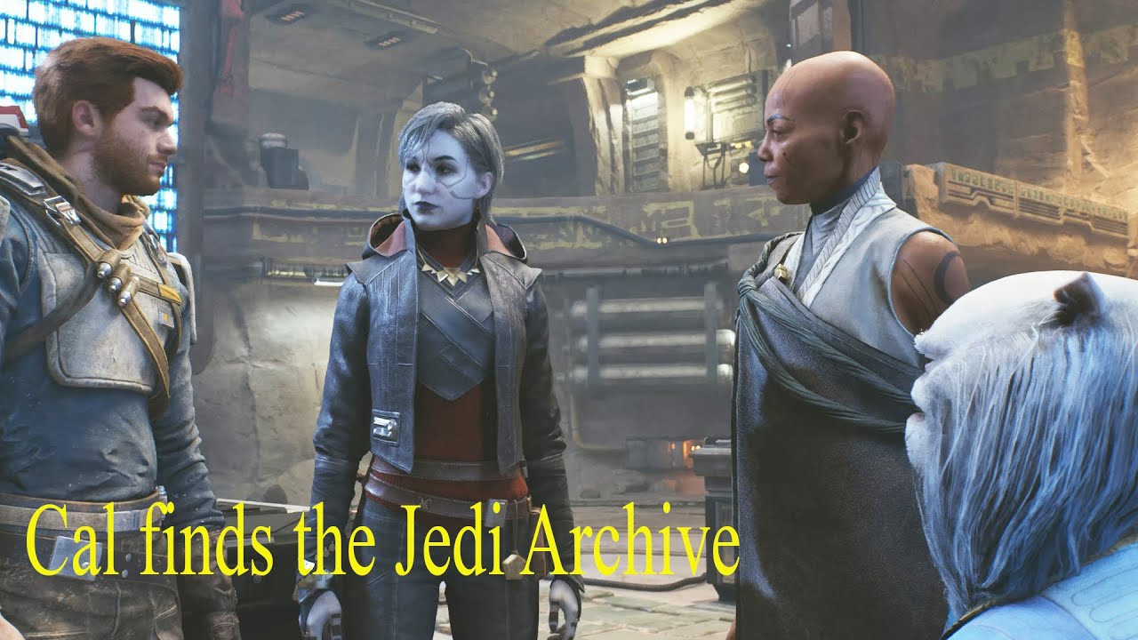 Cal finds the Jedi Archive - YouTube