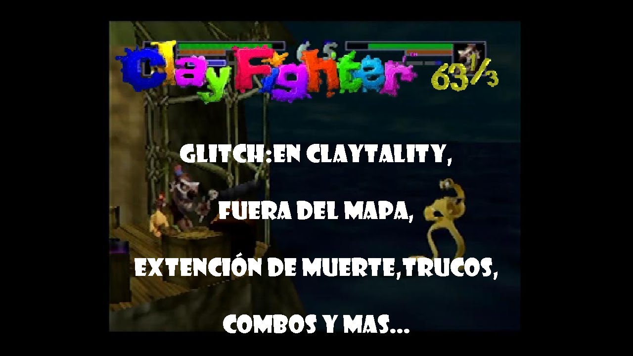 ClayFighter 63 1/3 Glitch, combos, trucos - YouTube