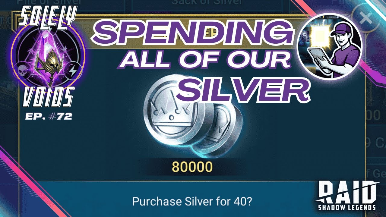 Spending all our 🔘 SILVER 🔘 on a break in the FUSION! Raid Shadow ...
