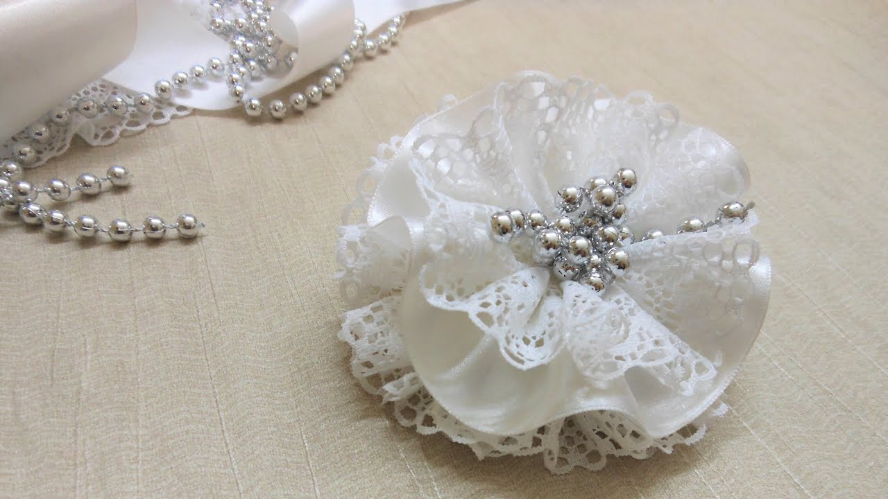 DIY Ribbon Flowers - How to Make a Ribbon Flower for Event Decoration ...