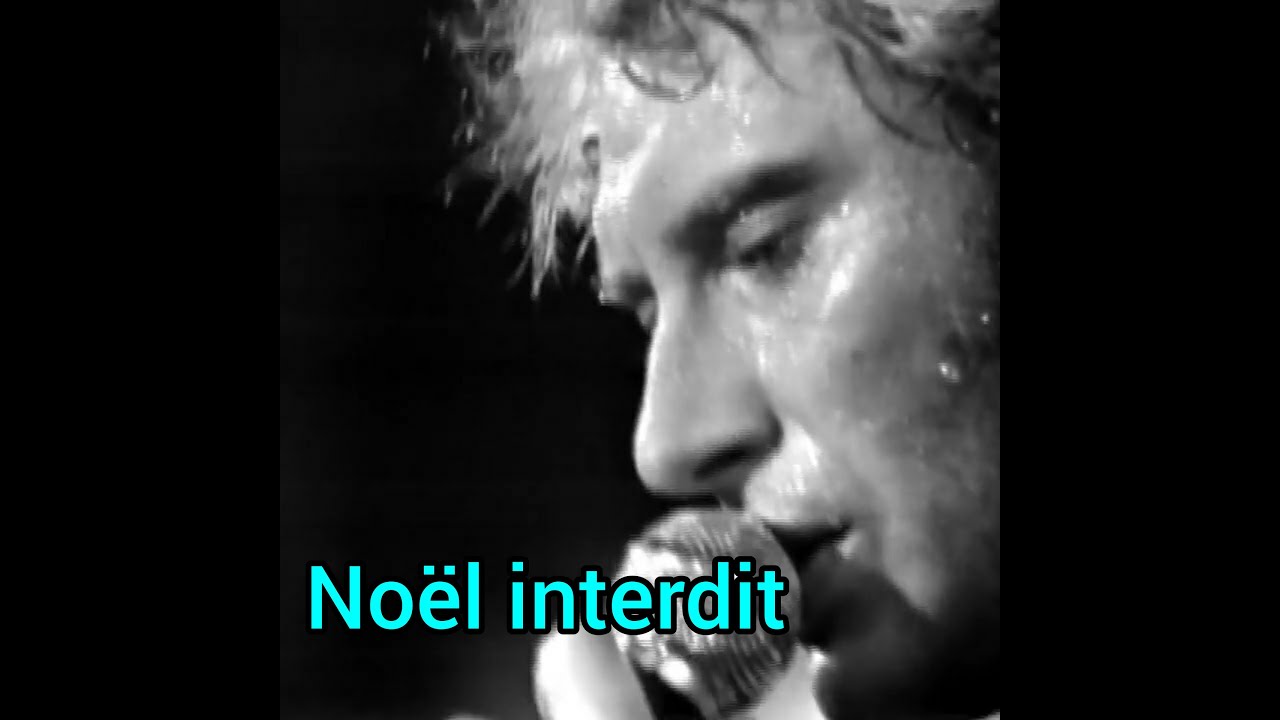 Johnny Hallyday Noël interdit 1974 (images RTS) (vidéo remixée)+(message de Johnny) - YouTube