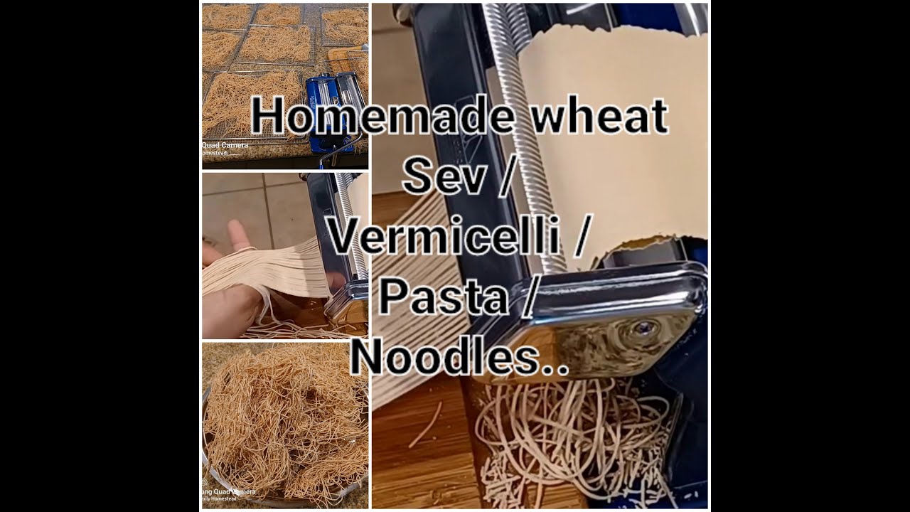 Homemade Whole Wheat Sev (for Holi)/Vermicelli/Pasta/Noodles... - YouTube