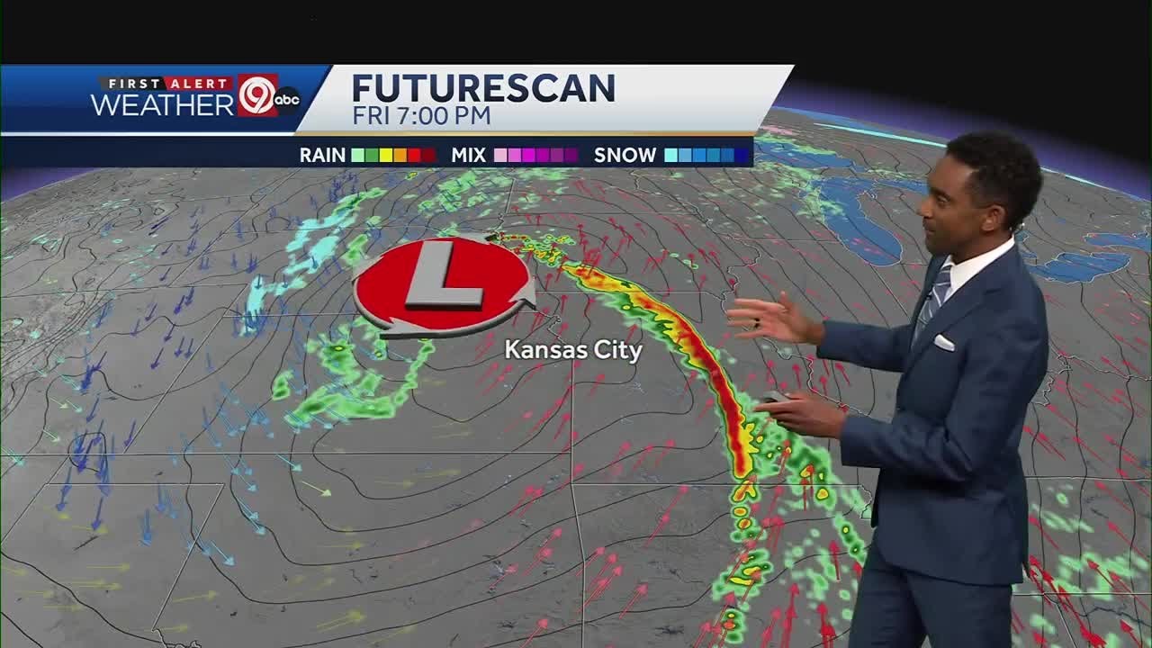Kansas City weather: Strong winds, fire danger on Friday - YouTube