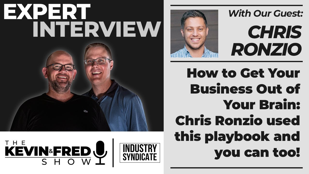 How to Get Your Business Out of Your Brain: Chris Ronzio used this ...