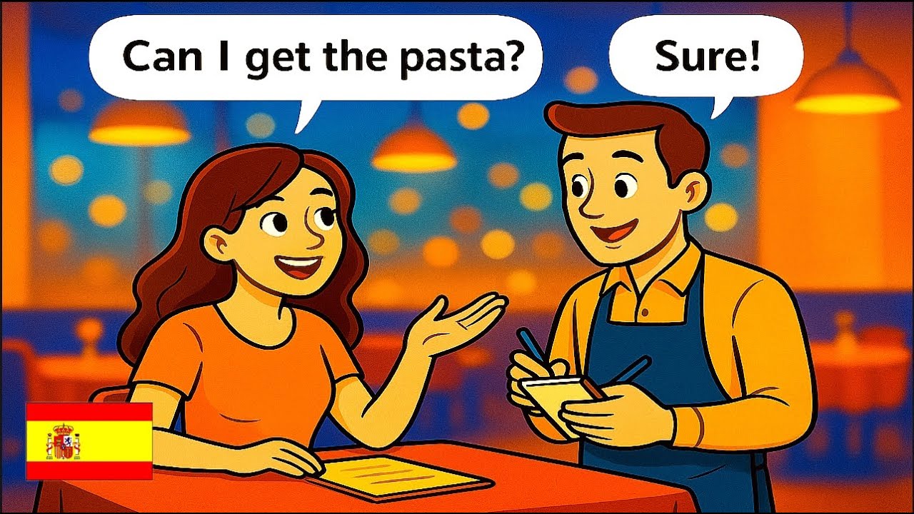 Spanish Conversations at the Restaurant (A1–A2) | Real-Life Café ...