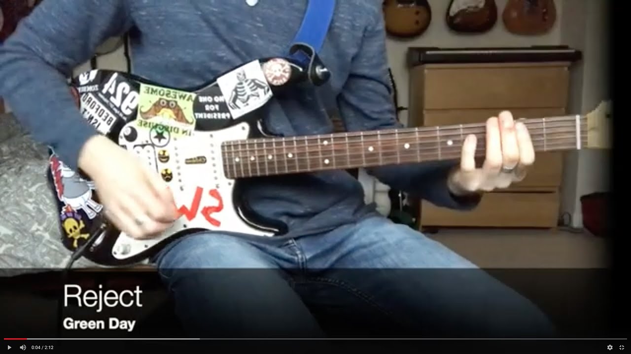 Reject - Green Day (Guitar Cover) - YouTube