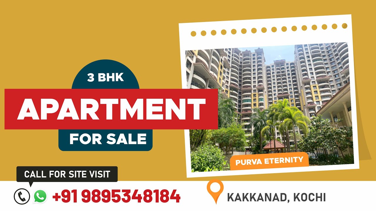 Purva Eternity 3BHK Apartment for Sale at Kakkanad, Kochi | Kochi Real ...