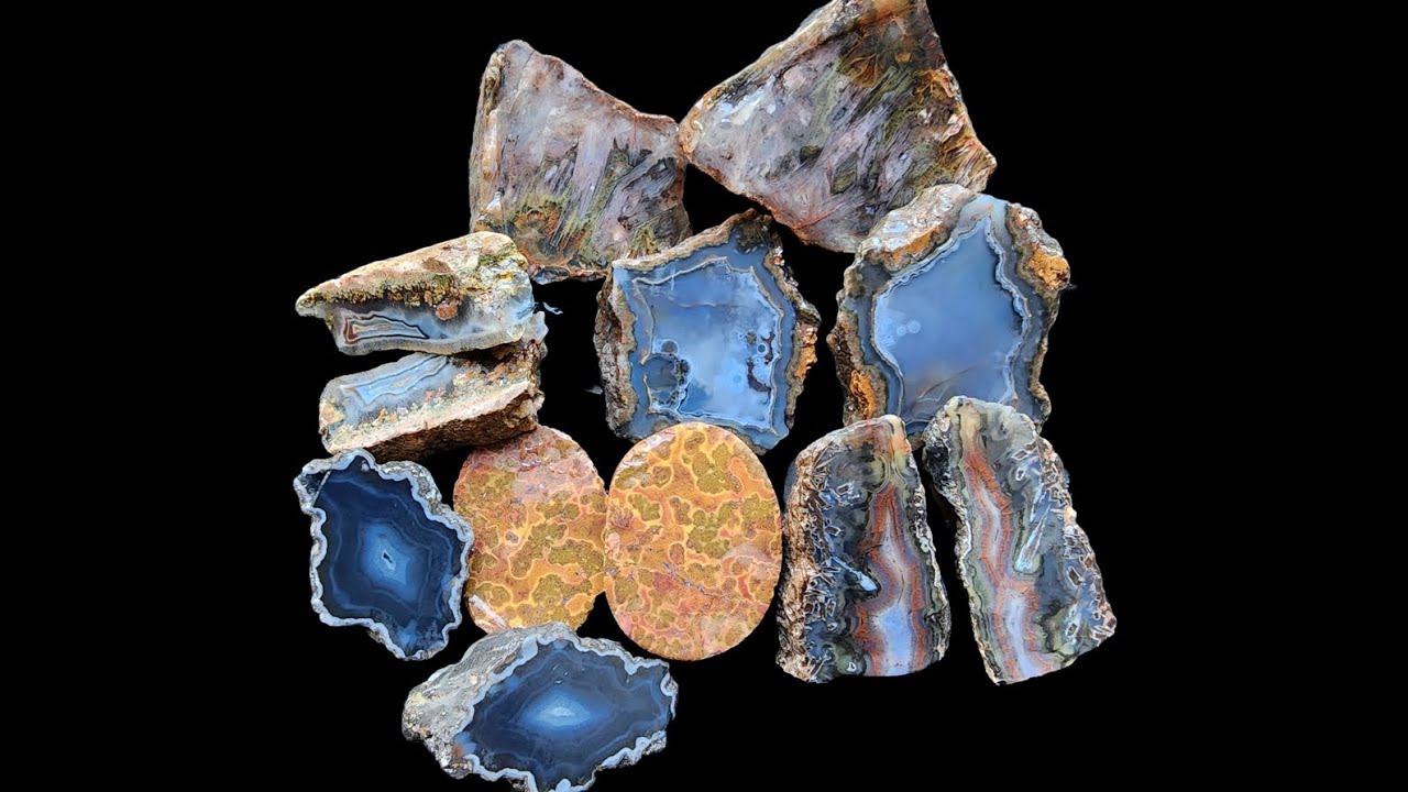 Natural unpolished agate lot. - YouTube