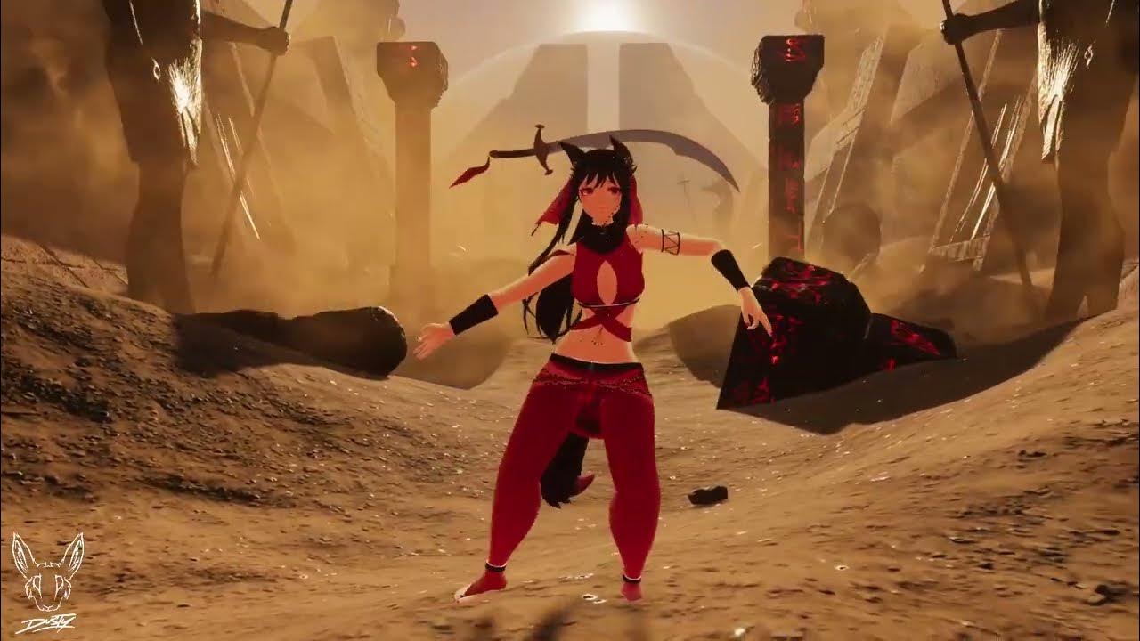 Vr Belly Dance Sword Dance Vrchat Dancer Dustbunny Dedicated To Venixia Youtube