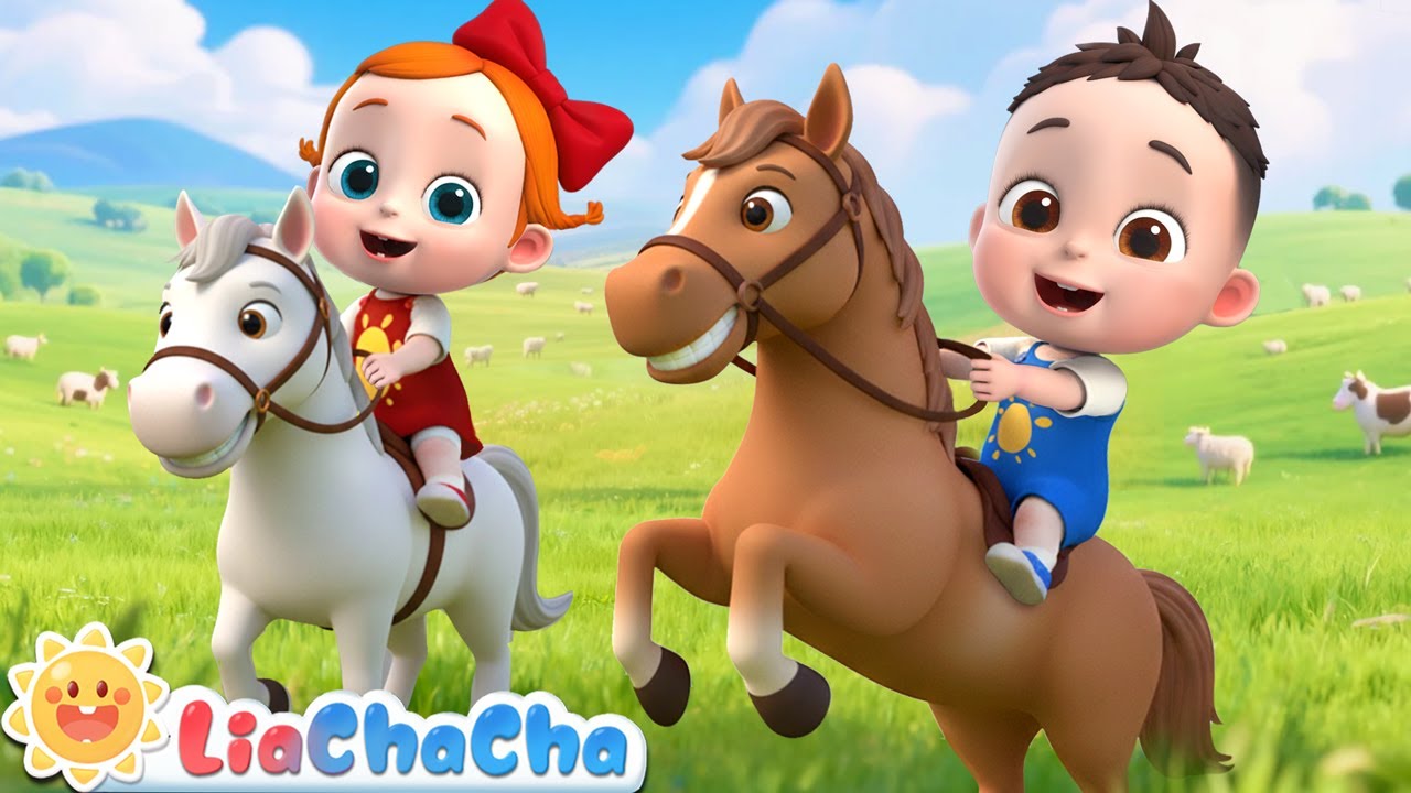 Baby Rides a Horse 🐎| EP207 | Family Fun Song for Babies | Nursery ...