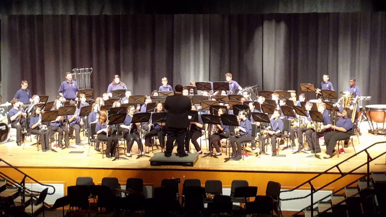 Finland Middle School 7th grade Winter band concert 12/7/16 - YouTube