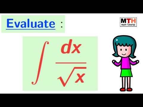 Integration of 1/root(x) | Integration of 1 by root(x) - YouTube