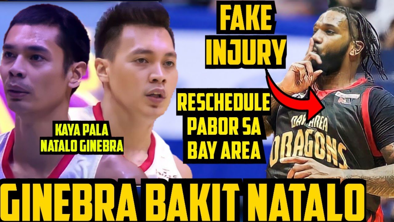 PBA LIVE : GINEBRA KAYA PALA NATALO SA BAY AREA | MYLES POWELL FAKE ...