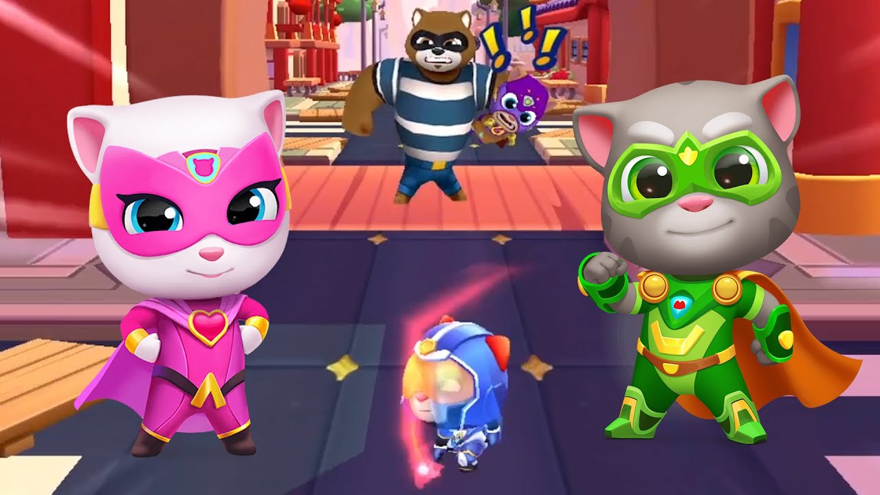 Talking Tom Hero Dash All Characters vs All Special Missions Android ...