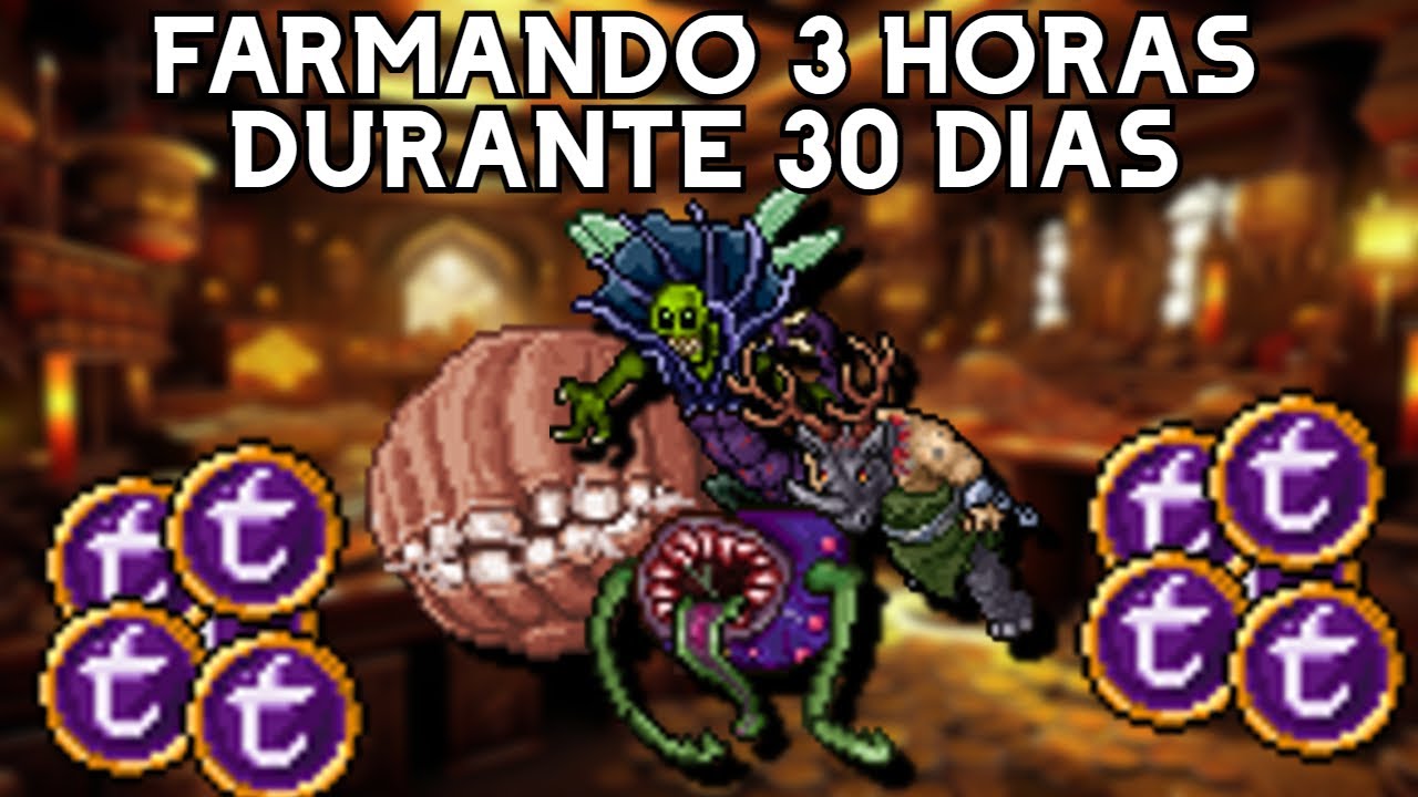 TIBIA | PRIMEIRA SEMANA JOGANDO 3 HORAS POR DIA PARA FAZER RENDA EXTRA - YouTube
