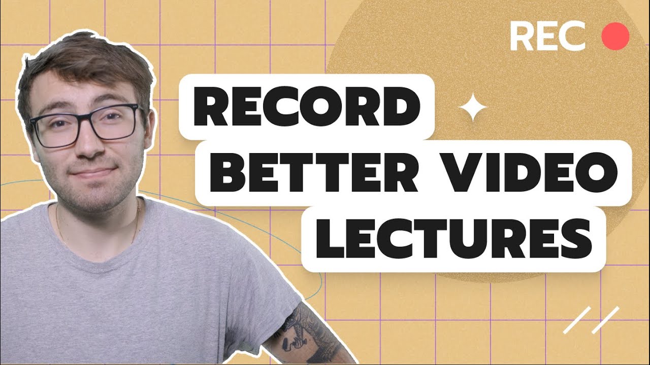 How to Record Great Video Lectures and Presentations (5 Steps) - YouTube