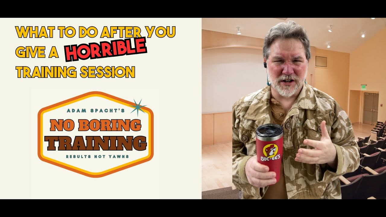 What to do after a bad training session - YouTube