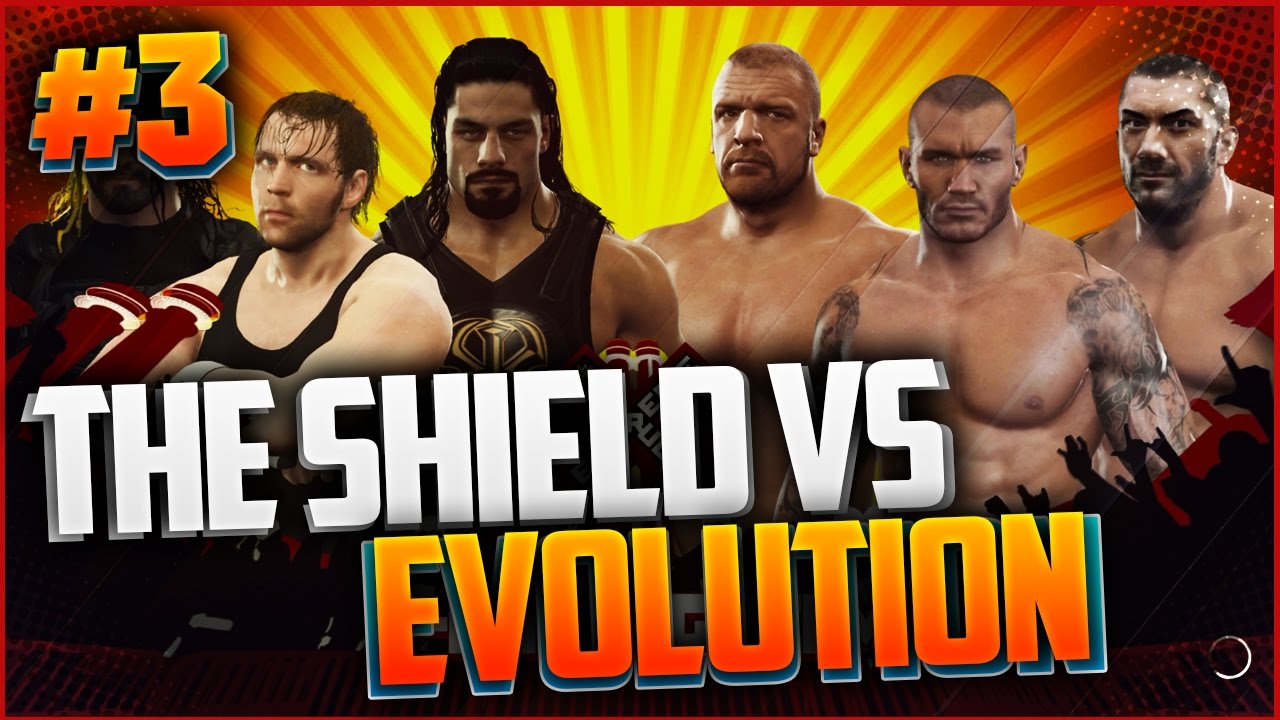 WWE 2K17 The Shield vs. Evolution I БОИ ПОДПИСЧИКОВ#3 - YouTube