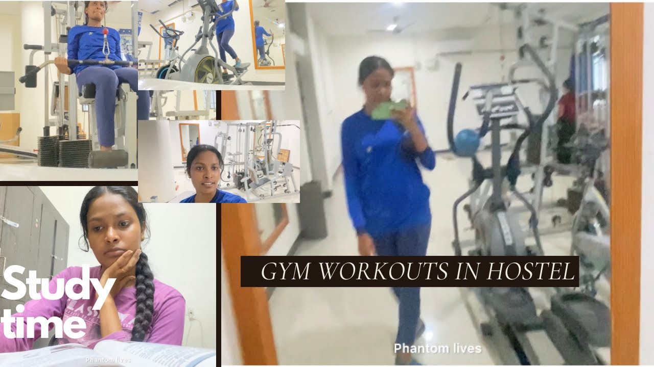 GYM workouts in Hostel | Daily routine | - YouTube