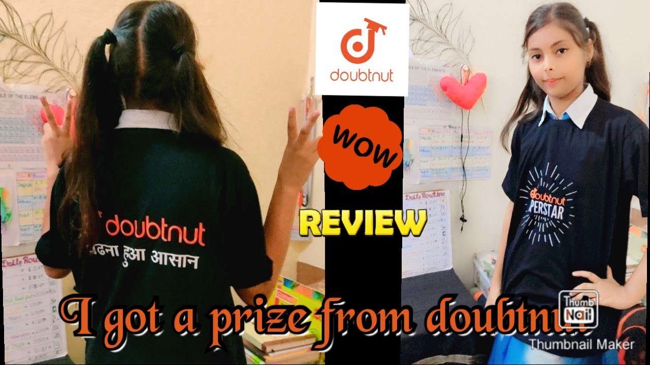 Today I got a prize from doubtnut | Doubtnut prize unboxing and review ...
