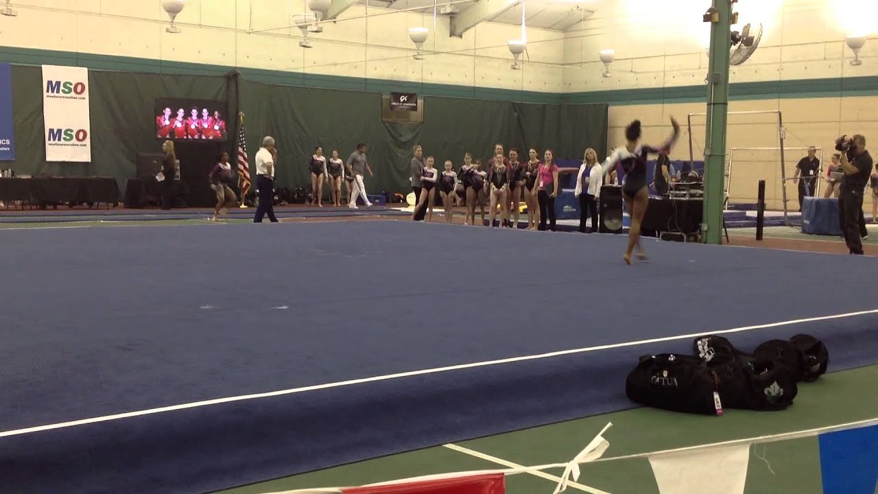 Kai Rivers gymnastics level 9 floor 9.55 brestyans invitational 2013 ...