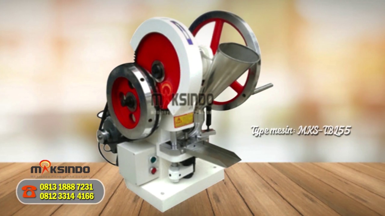 Mesin Cetak Tablet Listrik – TBL55 dan TBL66 - YouTube