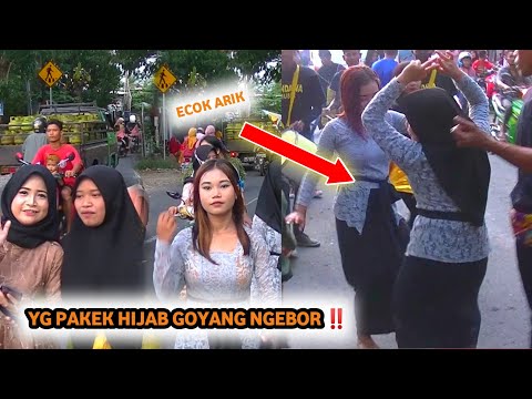 Cewek berhijab lepas kendali goyang ngebor gara gara bakat sik banggruk