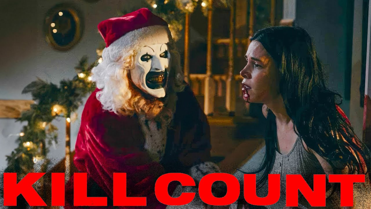 Terrifier 3 (2024) Kill Count 🎅🏻🎅🏻🗡️🚿🎄 Christmas Classic - YouTube