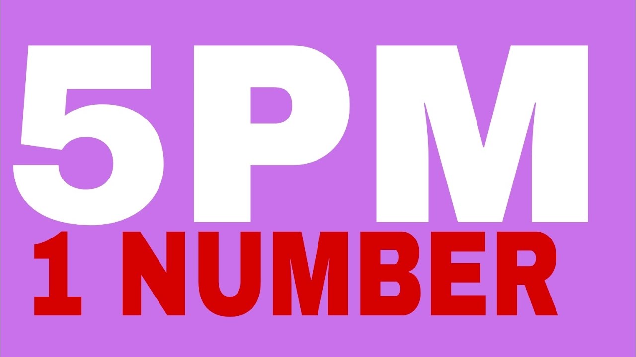 PAHABOL 5PM 1 NUMBER - YouTube