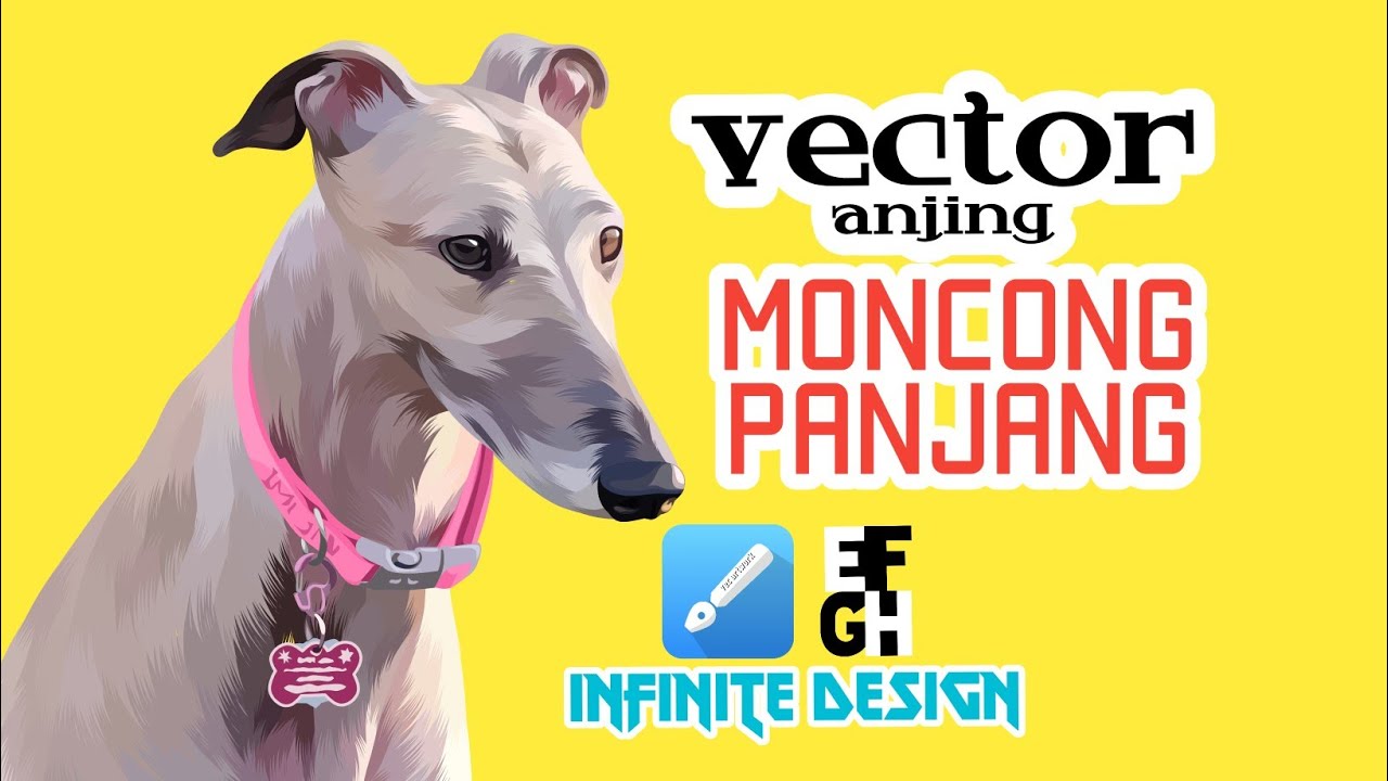 tutorial vector anjing / vector pet - anjing moncong panjang #vectorpet ...
