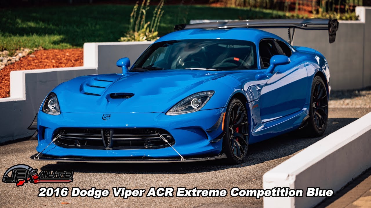 Dodge Viper Acr Blue