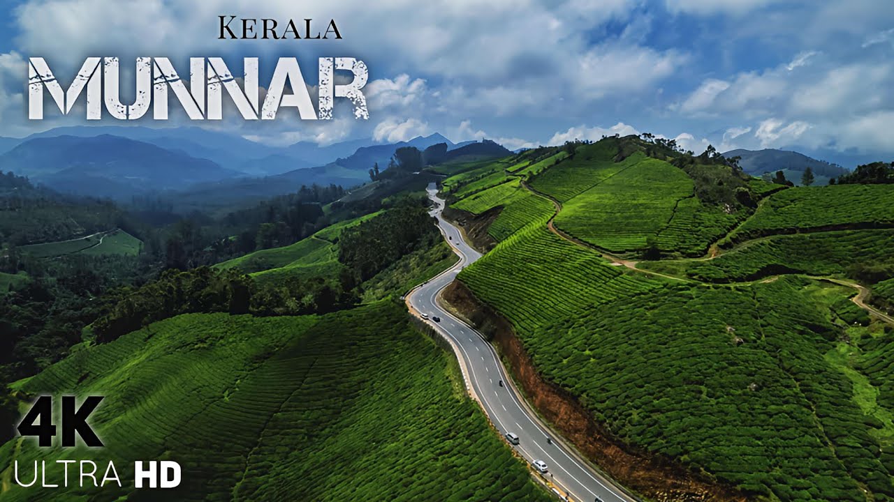 Munnar 4K Drone Shot | Munnar Kerala | God's Own Country - YouTube