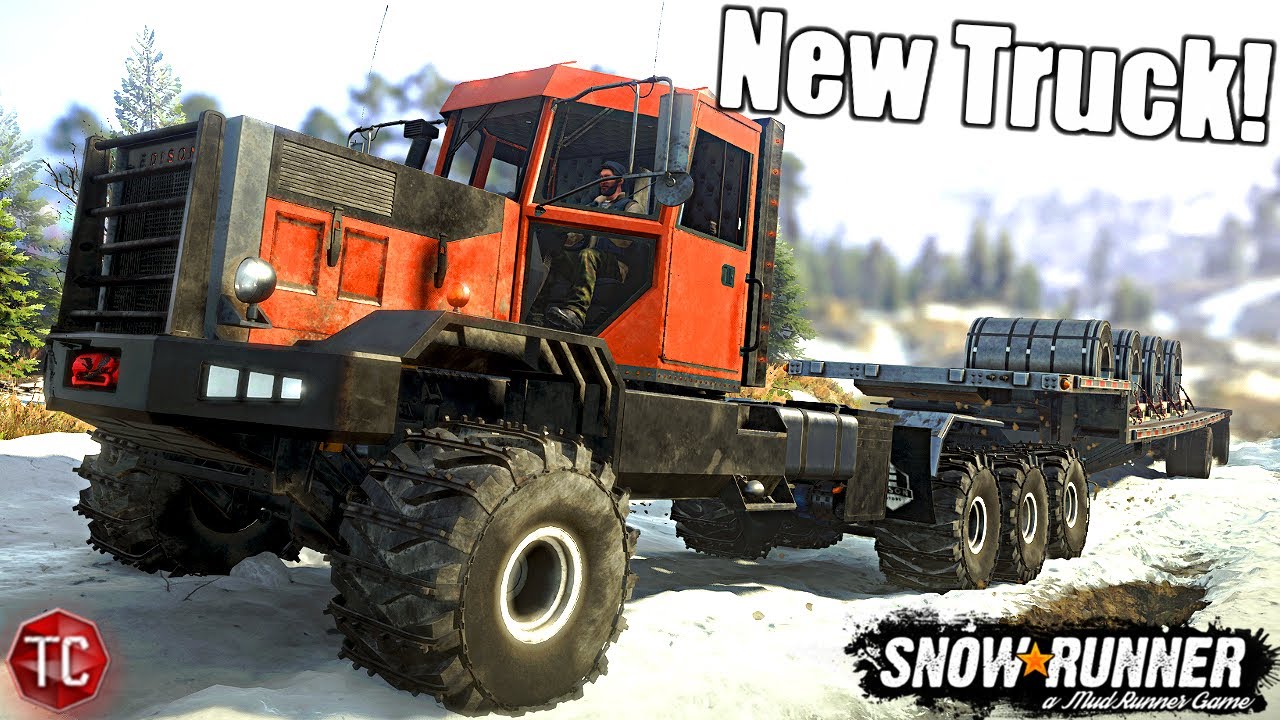 SnowRunner: This NEW TRUCK Has A Secret! Mountain Hauling GAMEPLAY ...