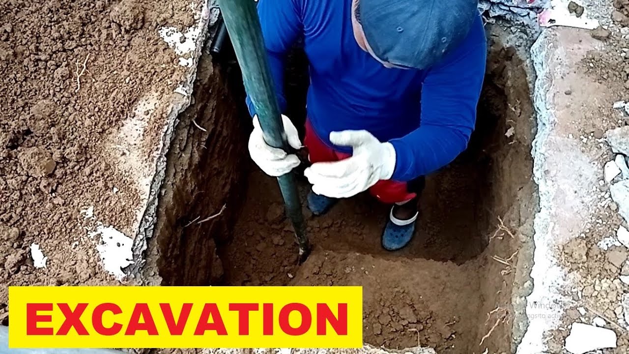 Episode 4D: Layout, Excavation, Rebar installation for Footing and ...