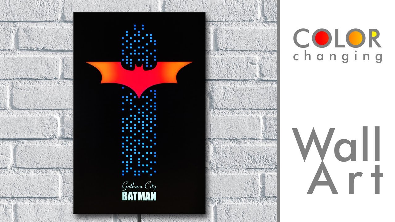 Batman Sign, Batman Neon Light, Led Sign. Neon Sign, Batman Decor. Wall ...