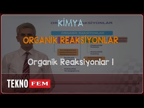 YGS-LYS KİMYA - Organik Reaksiyonlar 1