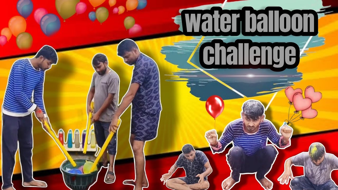 Water balloon challenge || AMolu Game - YouTube