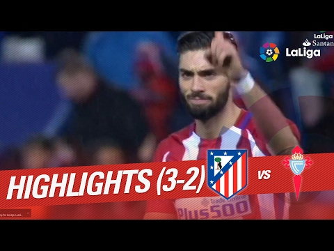 Resumen de Atlético de Madrid vs Celta de Vigo (3-2)