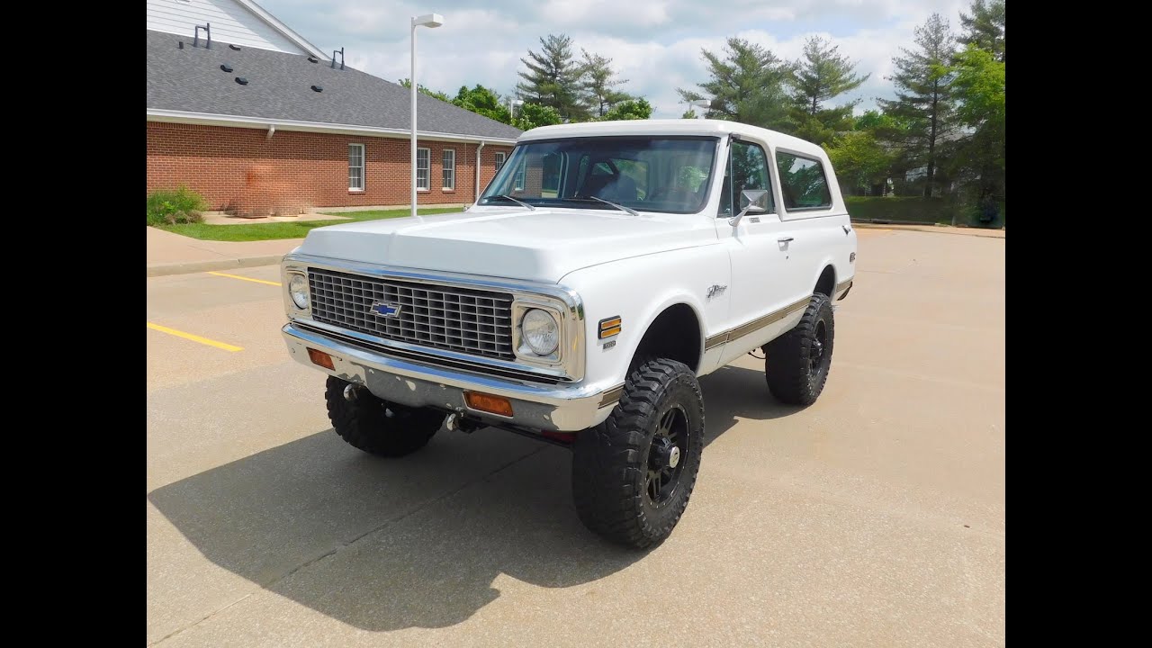 1972 Blazer 502 RAM JET Fuel Injected! - YouTube
