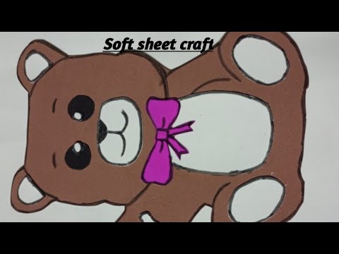 soft sheet craft / how to make crafts with foam sheet - YouTube