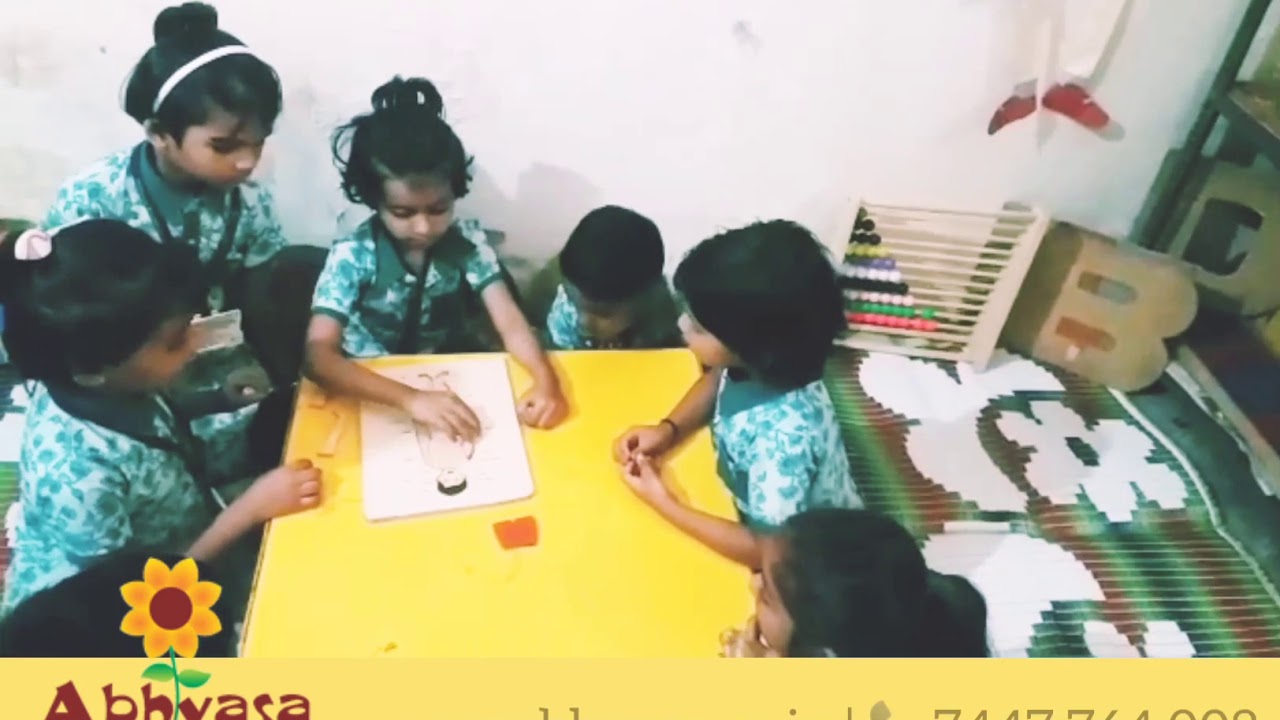 Play-way method of learning for pre-primary. Abhyasa English School Pre ...