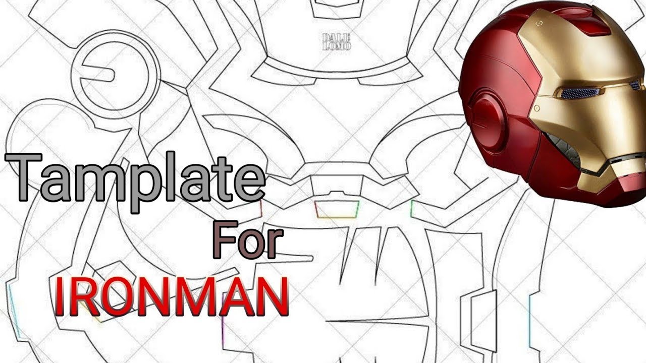 Cardboard Iron Man Helmet That OPENS! DIY No Electronics | Part 1| 😲 ...