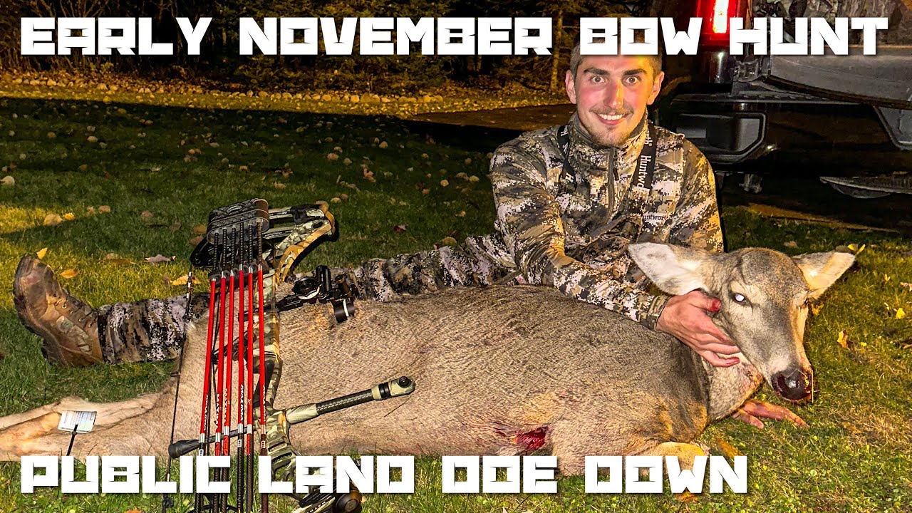 Bow Hunting Early November-Public Land Doe Hunt in Michigan's Upper ...
