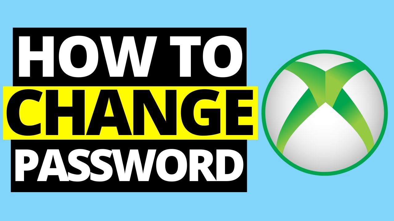 How To Change Xbox Account Password (Simple) - YouTube
