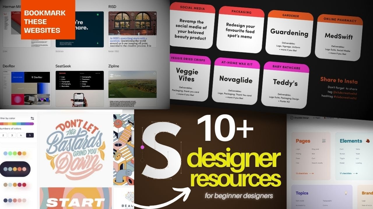 10+ BEST Graphic Design Resources for your next Project | Day 26 - YouTube