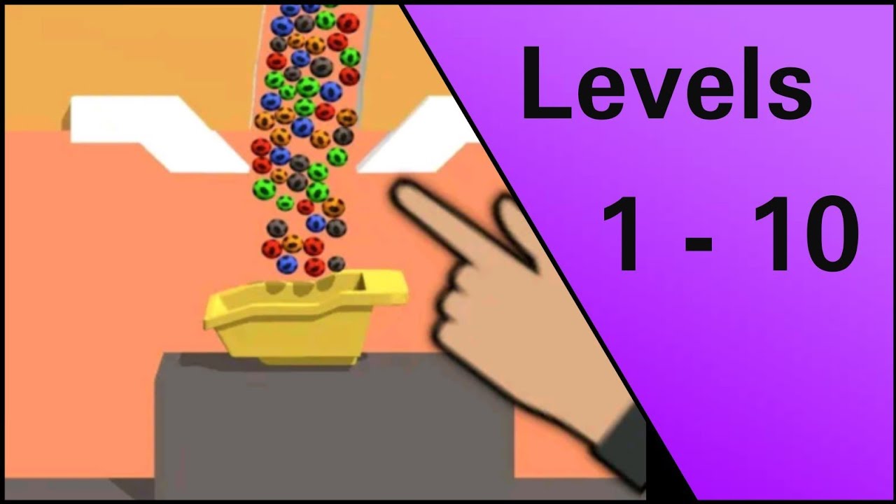 Drop Sand Balls Dig | Level 1 - 10 Playthrough - YouTube