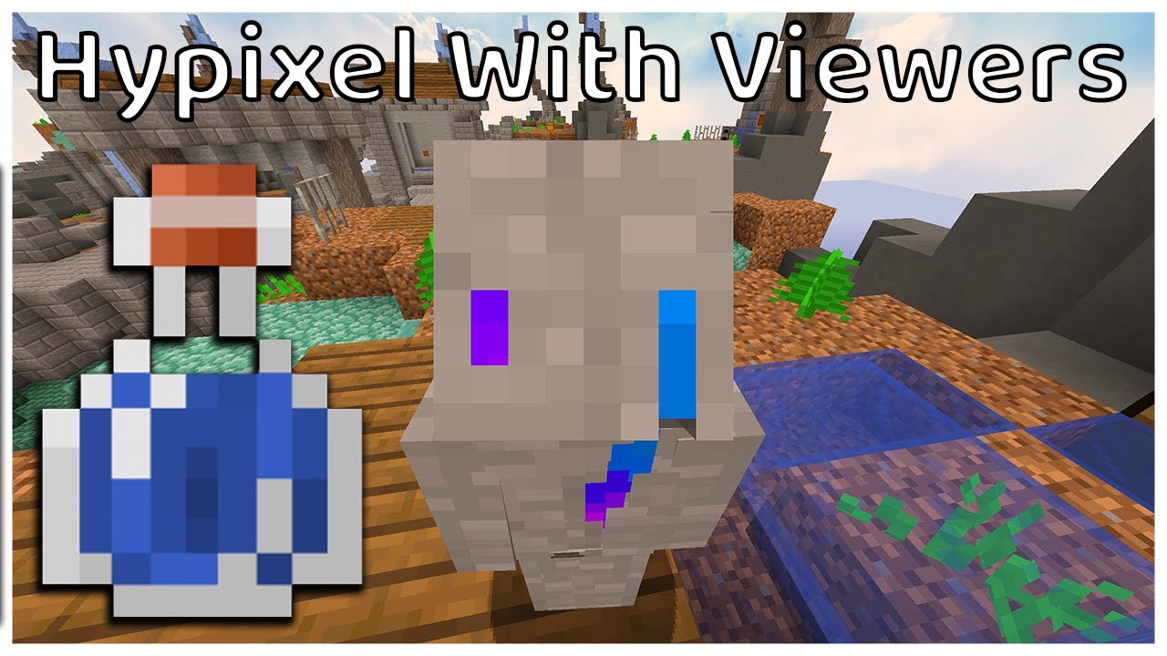 Hypixel minecraft With AMAZING Viewers - YouTube
