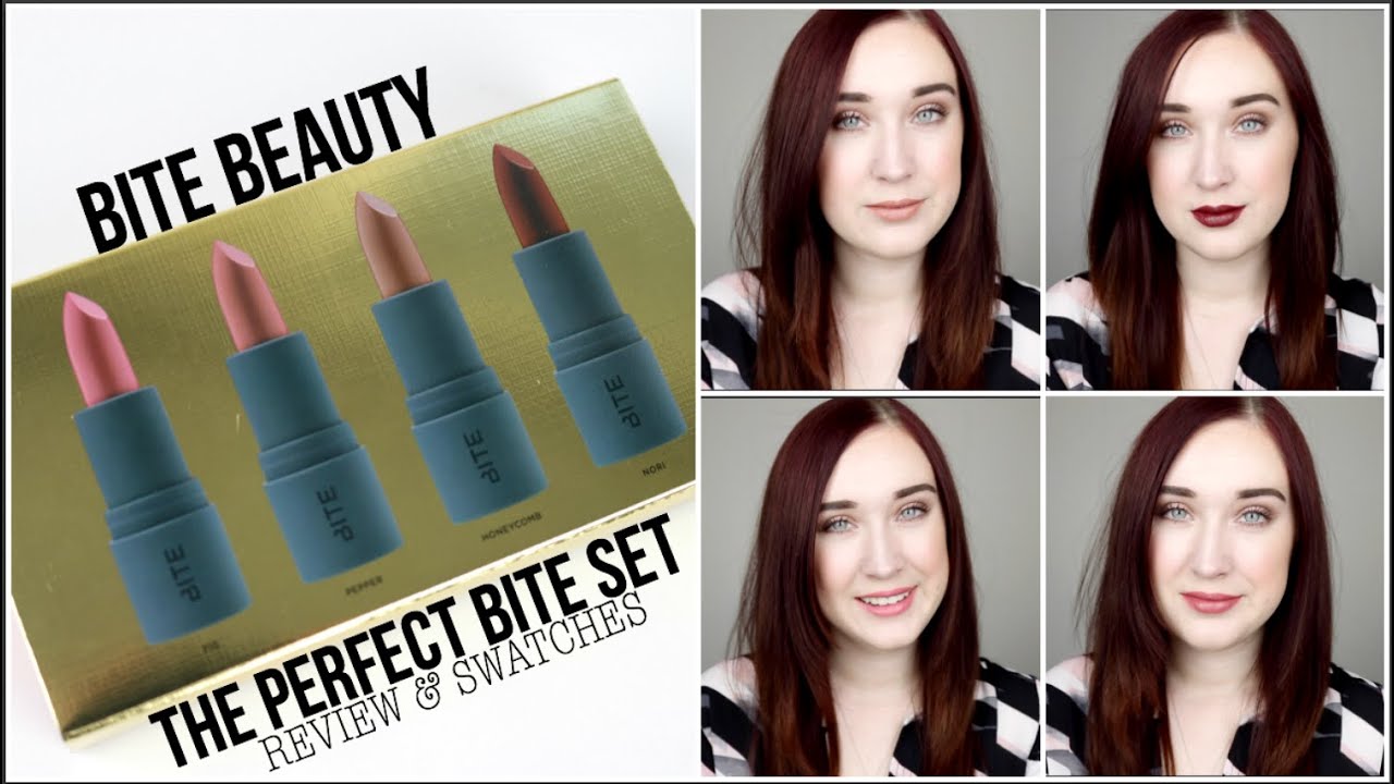 The Perfect Bite Set | Bite Beauty Holiday Review & Swatches ...