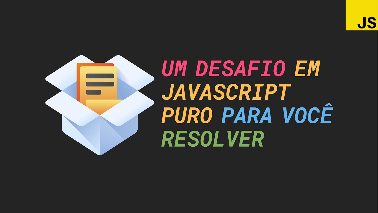 Um desafio em JavaScript puro para você resolver - YouTube